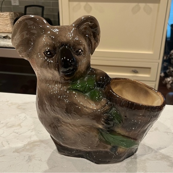 Vintage | Accents | Vintage Handpainted Koala Ceramic Planter Euc ...